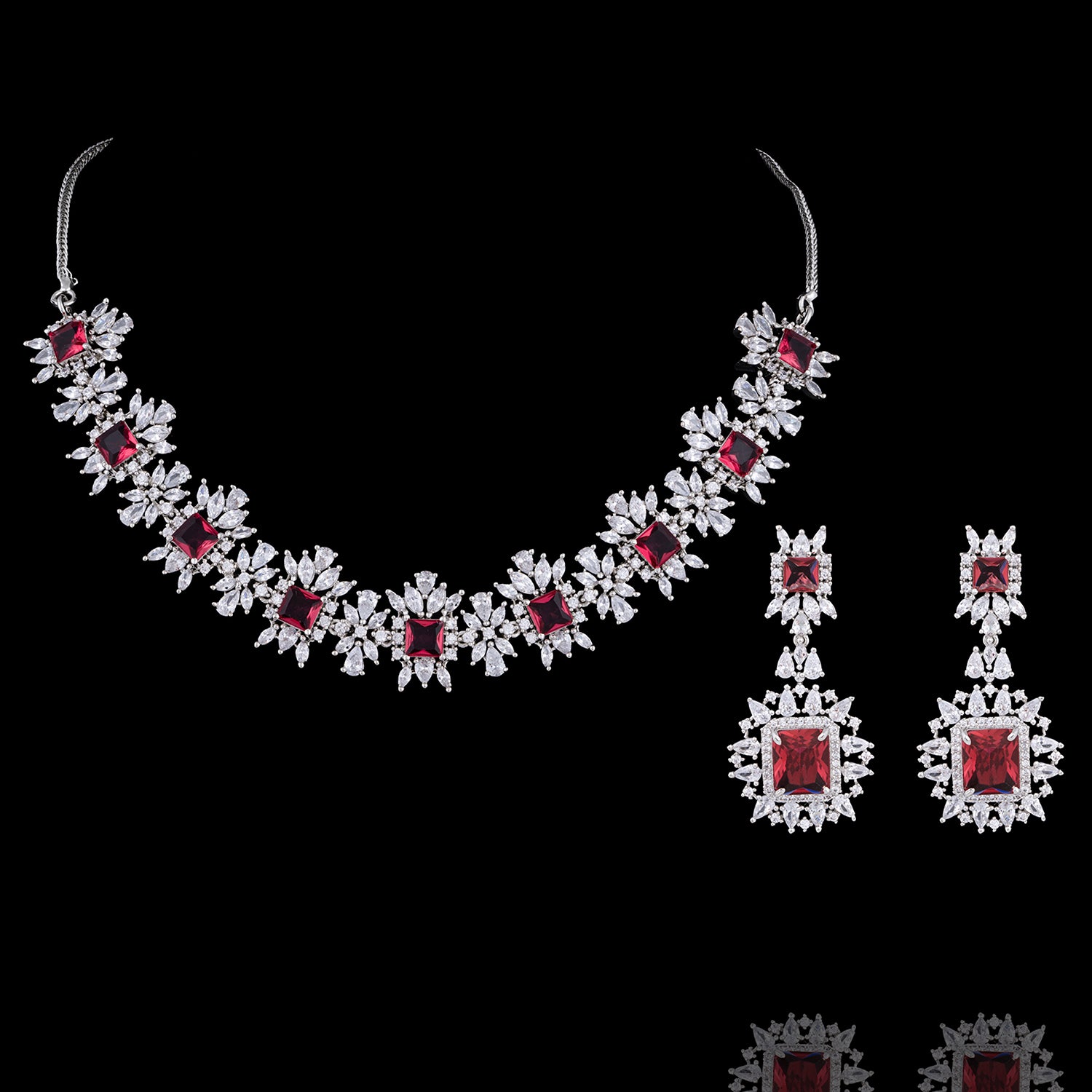Julie Set Ruby - Available in 3 Plating Options – á La Couture