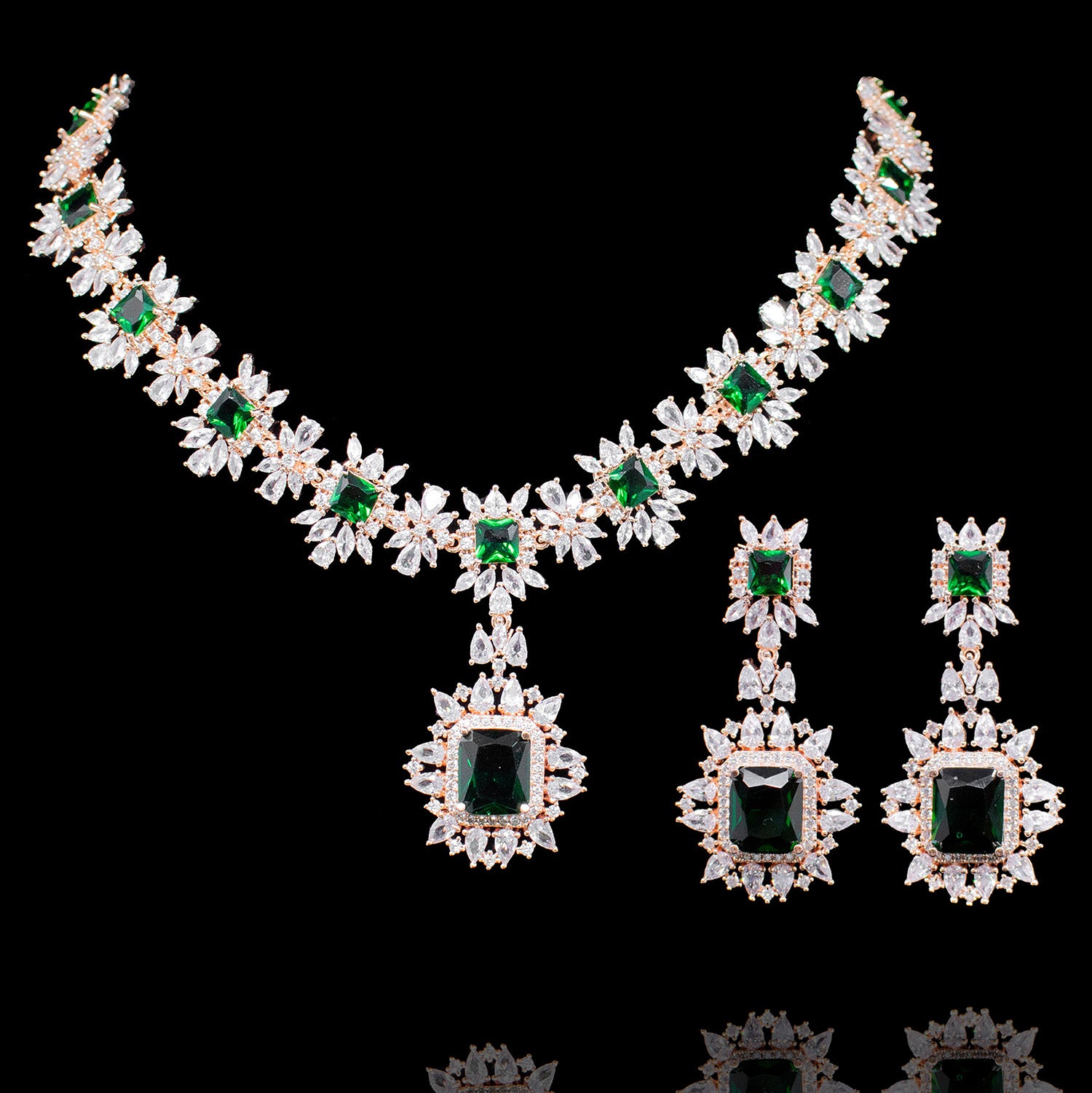 Almina Set Emerald - Available in 3 Options – á La Couture